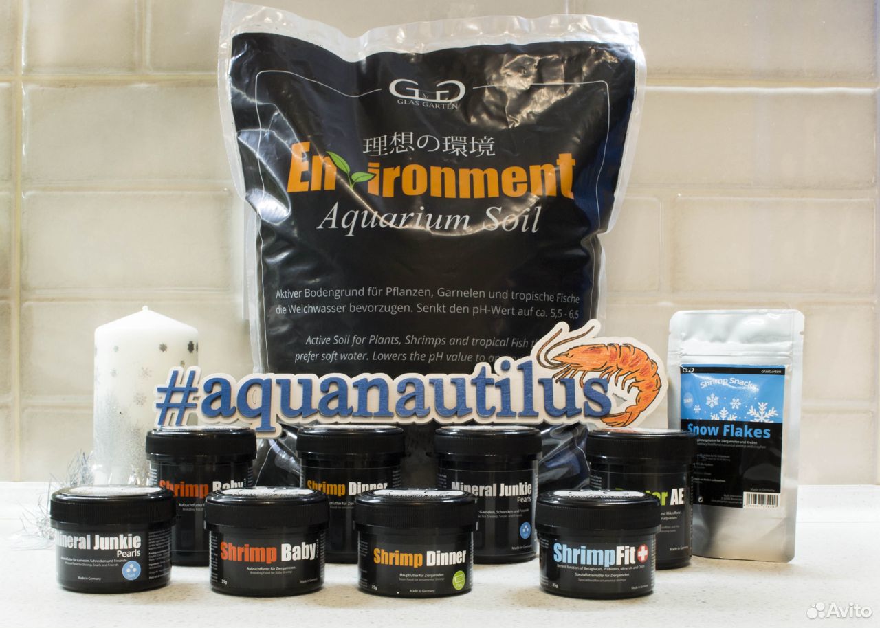 Корма минерары Всё для содержания креветок