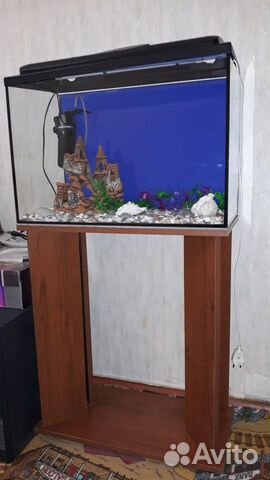 Аквариум в комплекте 72л