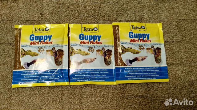 Корм для рыб Tetra guppi mini flakes