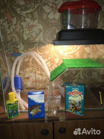 Черепашник аквариум 45л