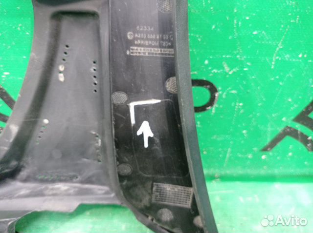 Накладка бампера AMG передняя левая Mercedes купить в Москве, цена 1 ...