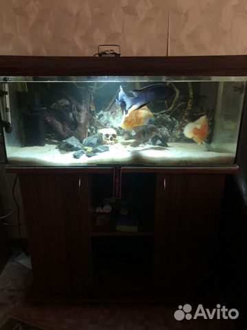 Аквариум в сборе 140литров